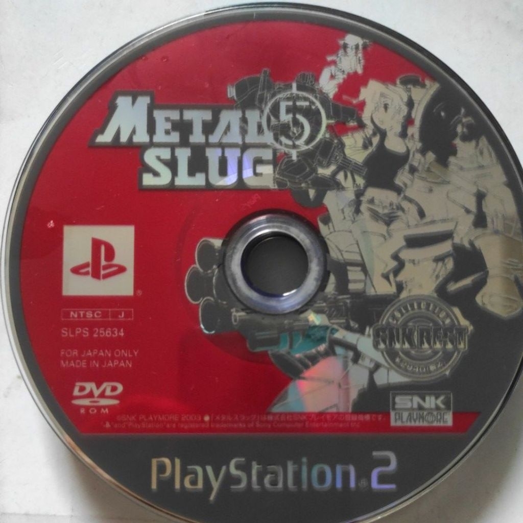 Jual Kaset Cd Ps2 Original Metal Slug 5 | Shopee Indonesia