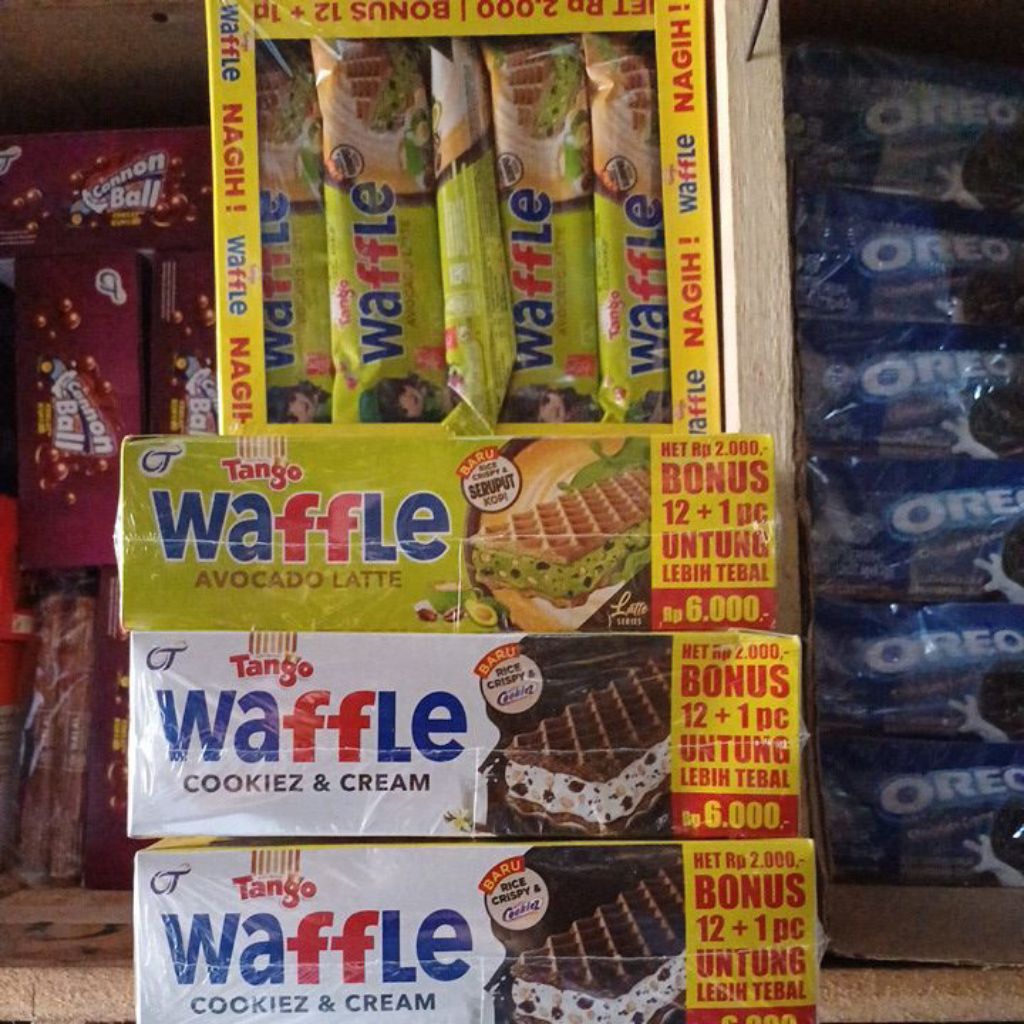 Jual Waffle Tango Terbaru 1 pak isi 12 | Shopee Indonesia