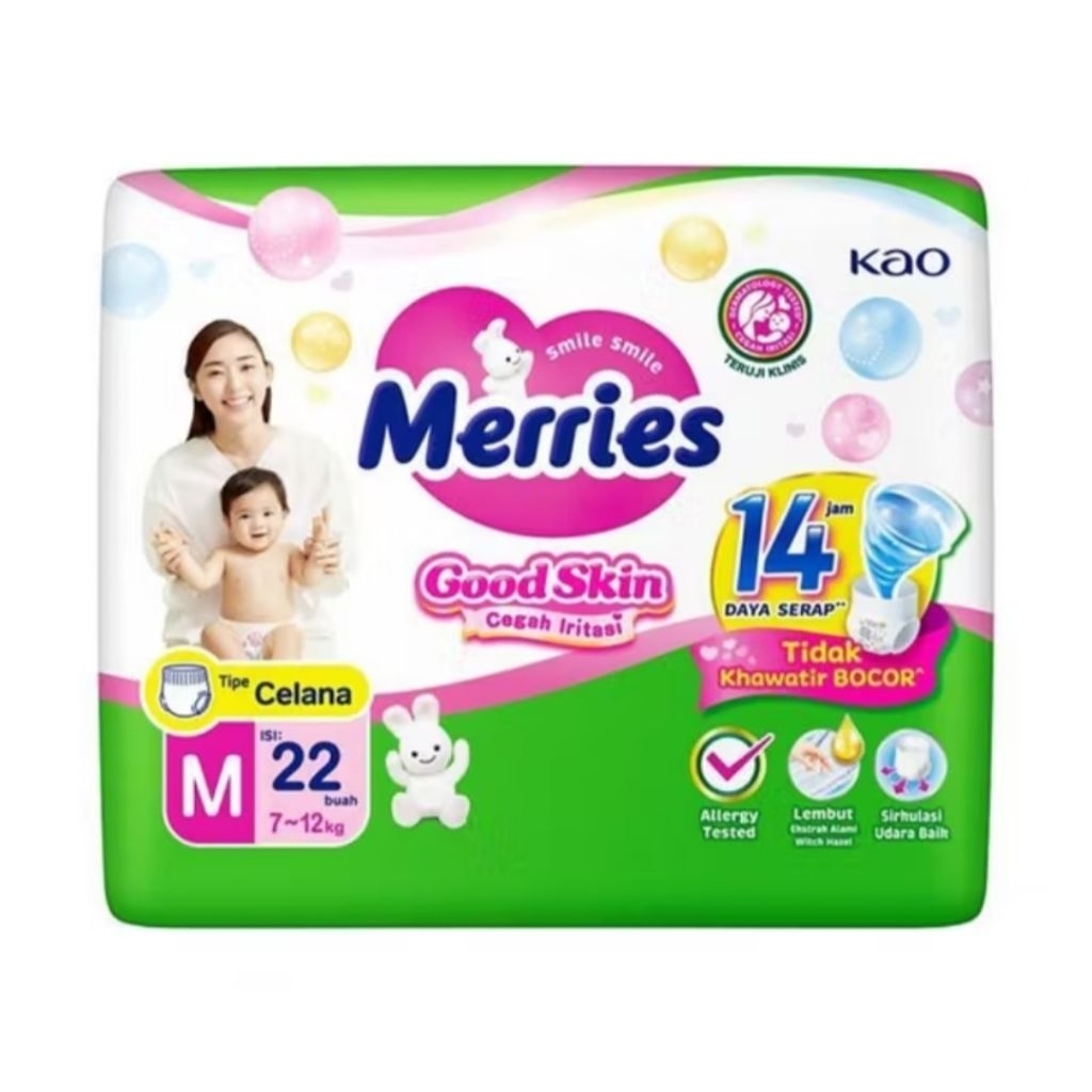 Jual popok celana merries M22 | Shopee Indonesia