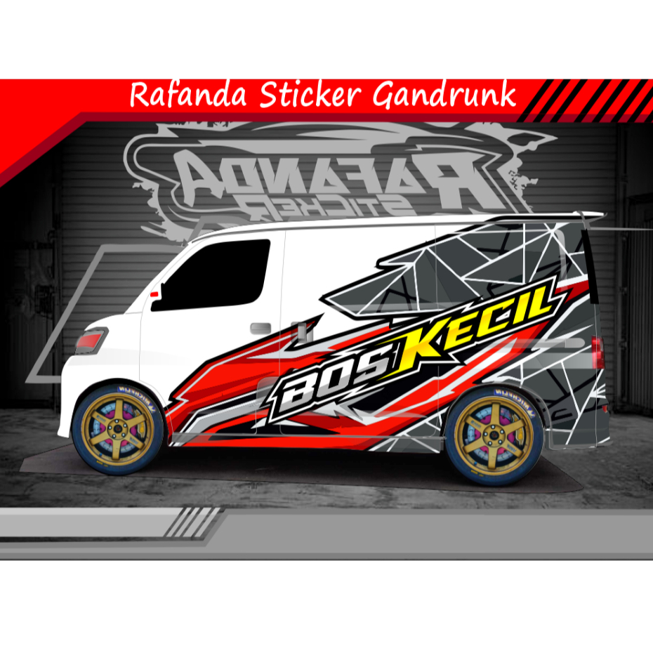 Jual STIKER DECAL GRANDMAX BLINDVAN LUXIO APV AVANZA DLL | Shopee Indonesia