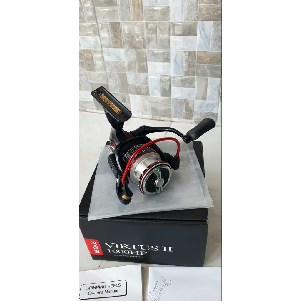 Jual Reel RYOBI VIRTUS II 1000 HP - Oscillation System - LIKE NEW ...