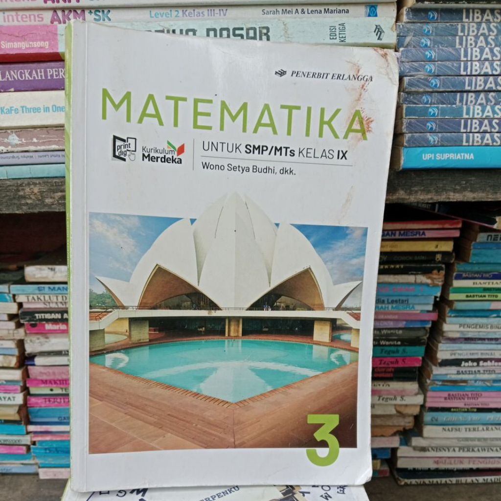 Jual buku matematika kelas 3 SMP kurikulum merdeka pengarang Wono Setia budi | Shopee Indonesia