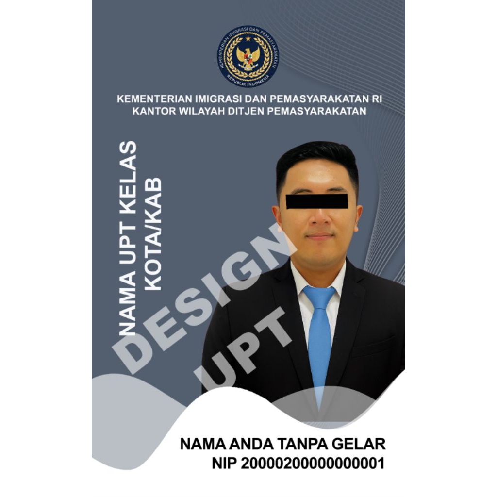 Jual Jasa Cetak Id Card Pegawai KEMENIMIPAS, Free Design | Shopee Indonesia