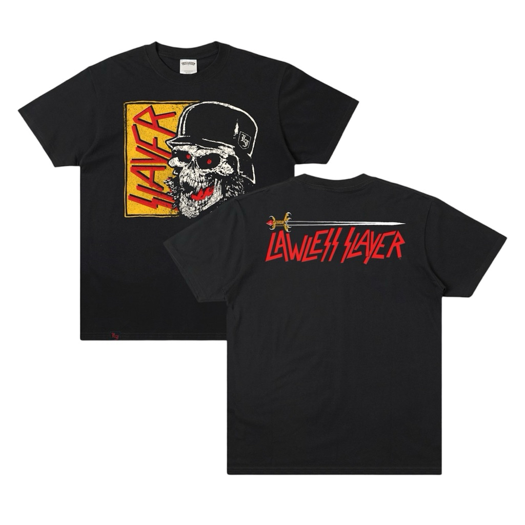 Jual Lawless Jakarta x SLAYER - Wehrmacht Tshirt | Shopee Indonesia
