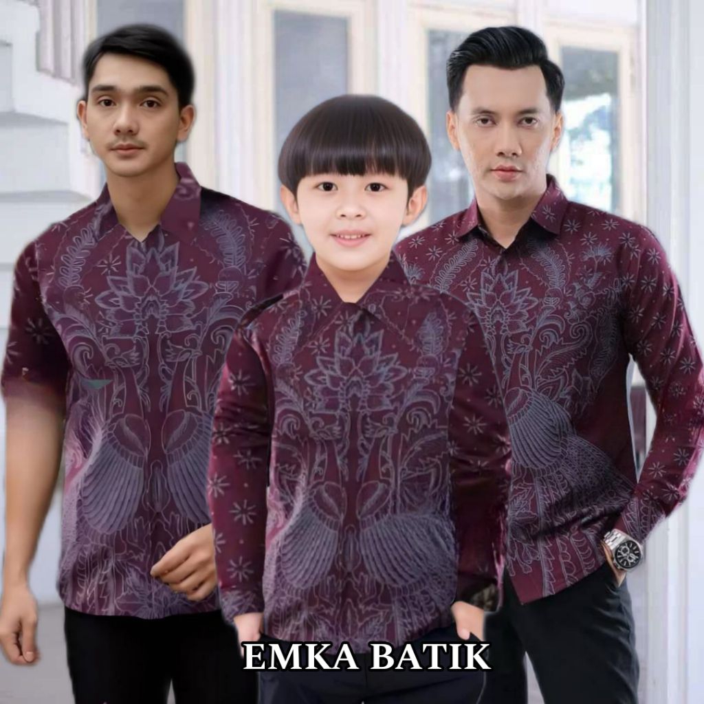 Jual TERBARU BATIK PRIA KEMEJA BAJU BATIK COWOK LAKI LAKI DEWASA LENGAN ...