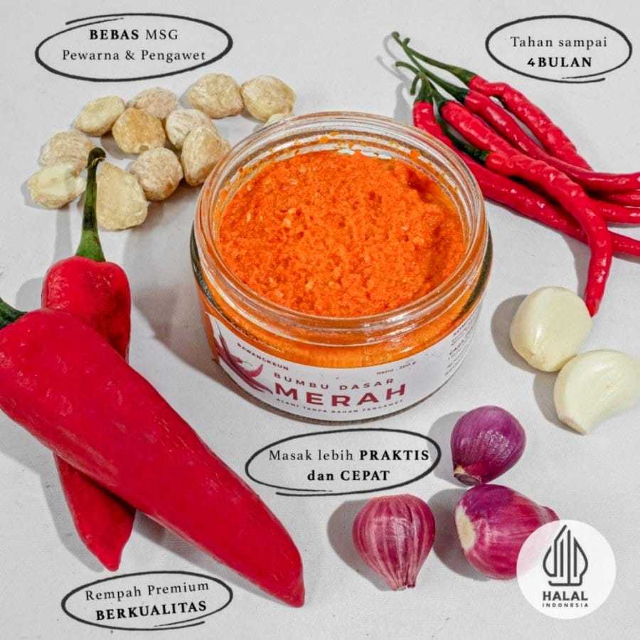 Jual Bumbu Dasar Merah Serbaguna BAWANGKEUN BUMBU Instan Halus Nasi ...