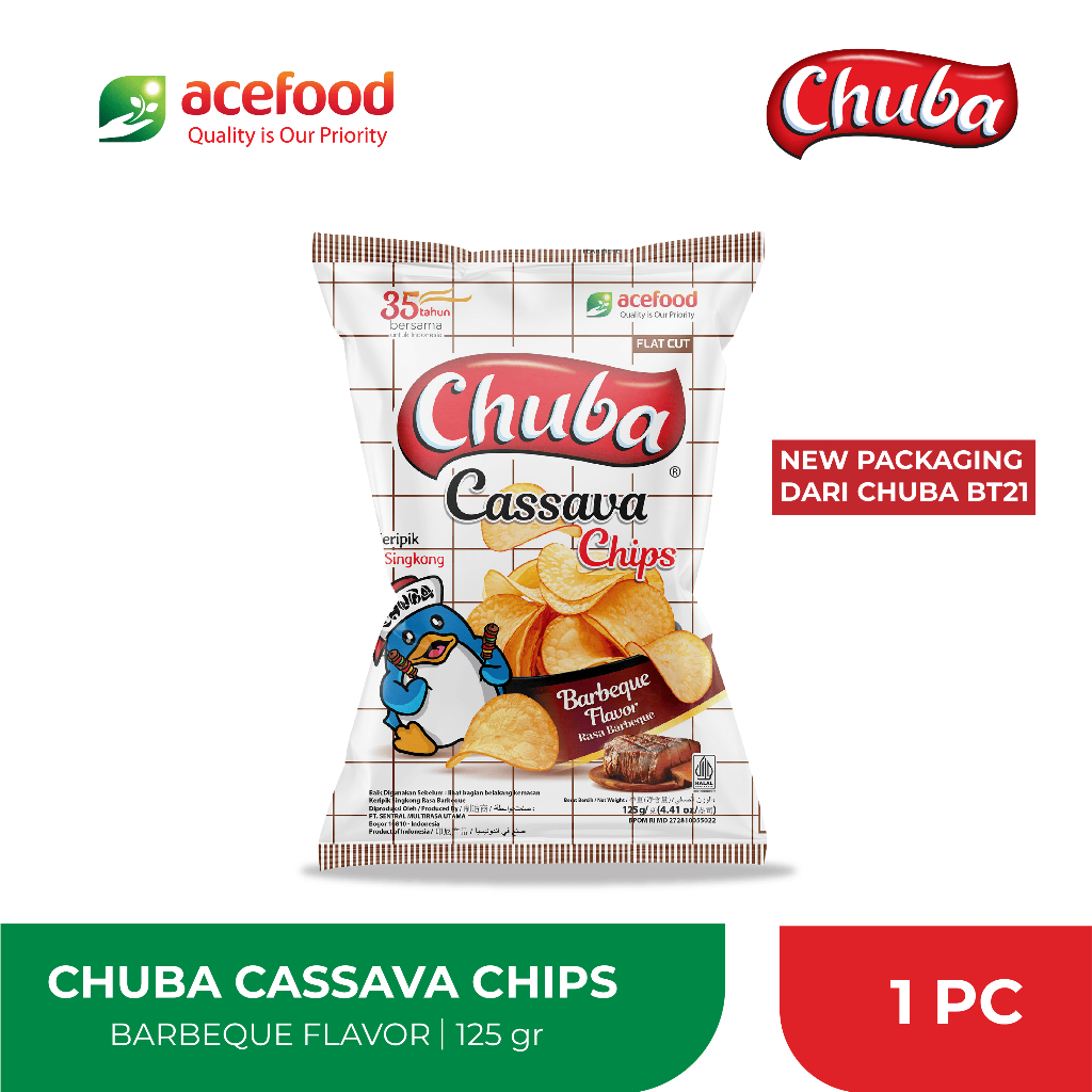 Jual Chuba Cassava Chips Rasa Barbeque 125 Gr | Shopee Indonesia