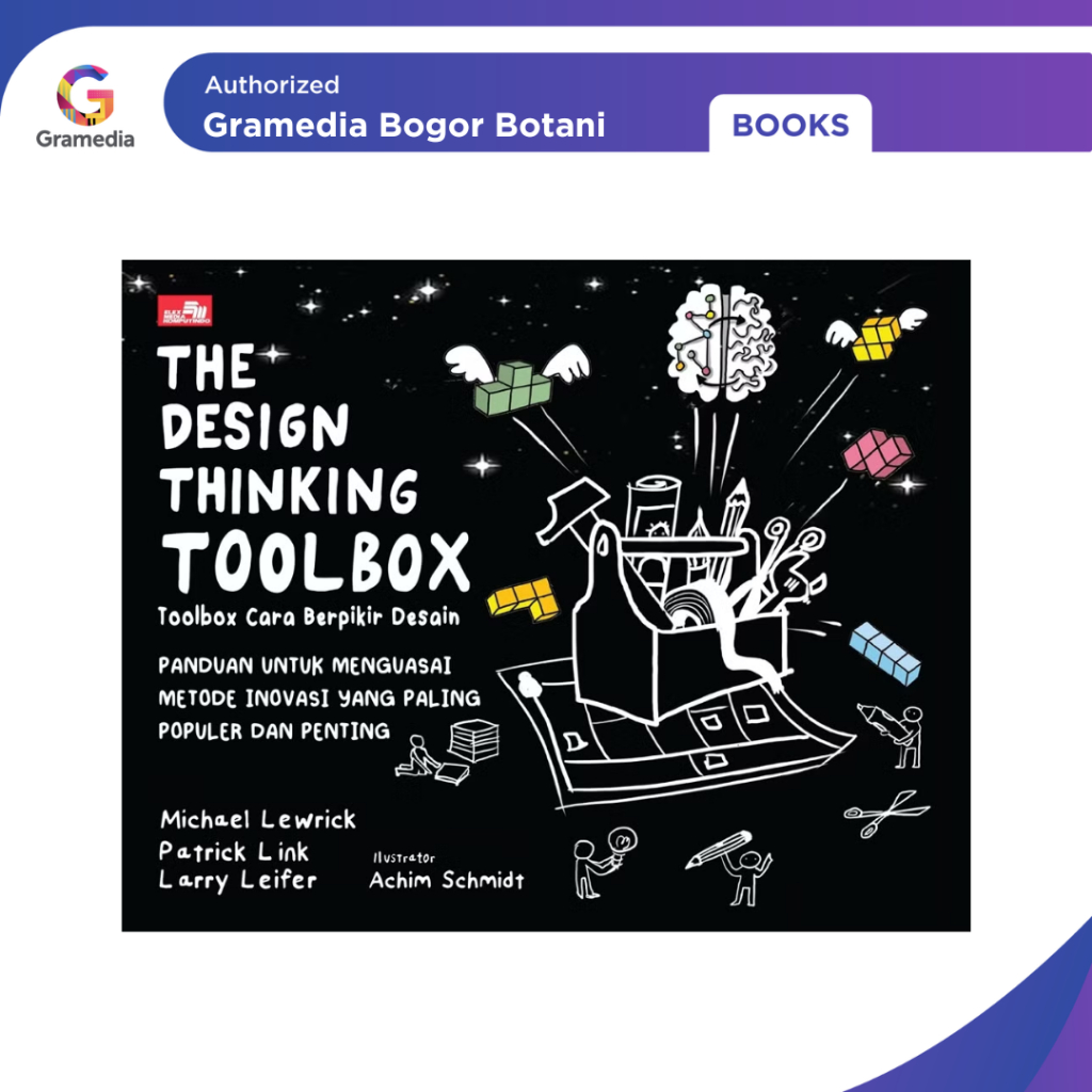 Jual Gramedia Bogor - The Design Thinking Toolbox: Toolbox Cara Berpikir Desain (Panduan untuk ...