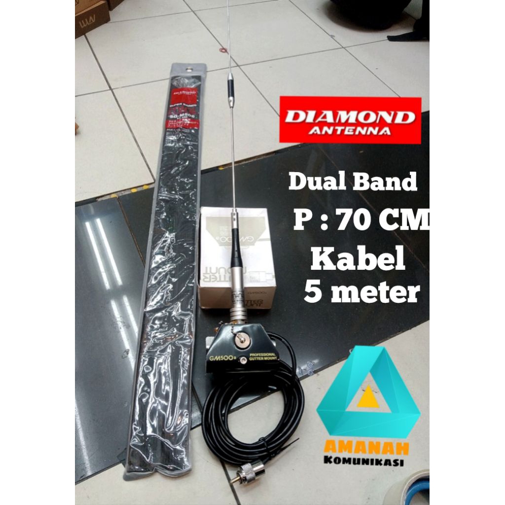 Jual Paket Antena Radio Rig mobil Dual Band diamond | Shopee Indonesia