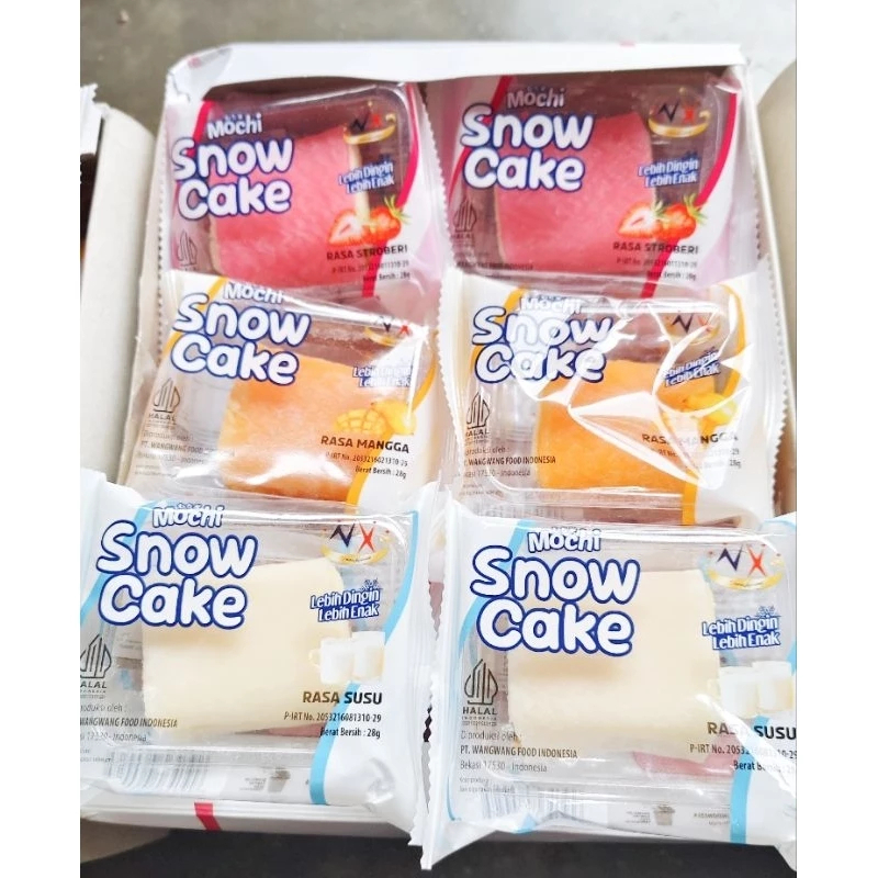 Jual Conley mochi snow cake 28gr lembut Osmanthus Nagasaki Ronde coklat ...