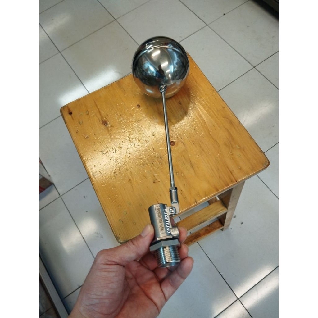 Jual Floating Valve Stainless 304 Drat 3/4 inchi DN 20 Pelampung Tangki ...