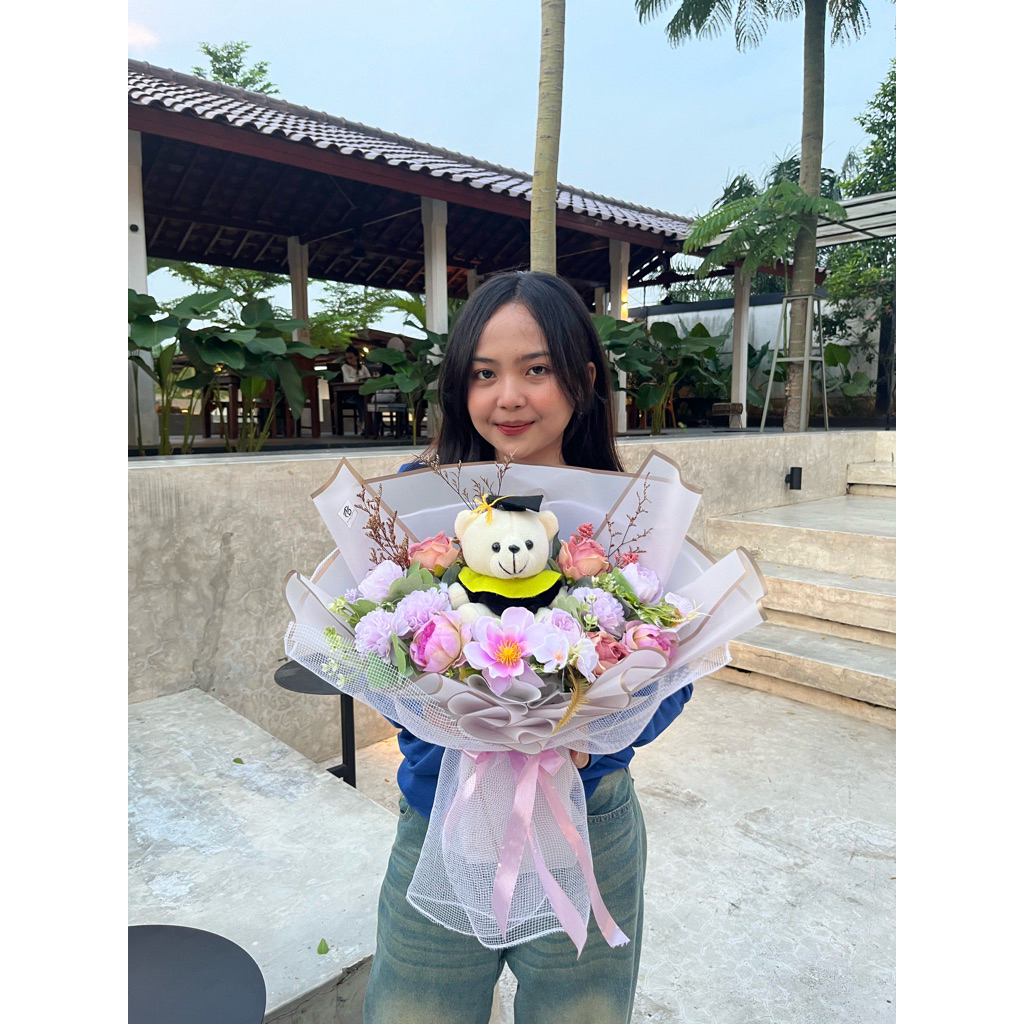 Jual Artificial Graduation Flower Premium Petite Size| BUNGA PALSU ...