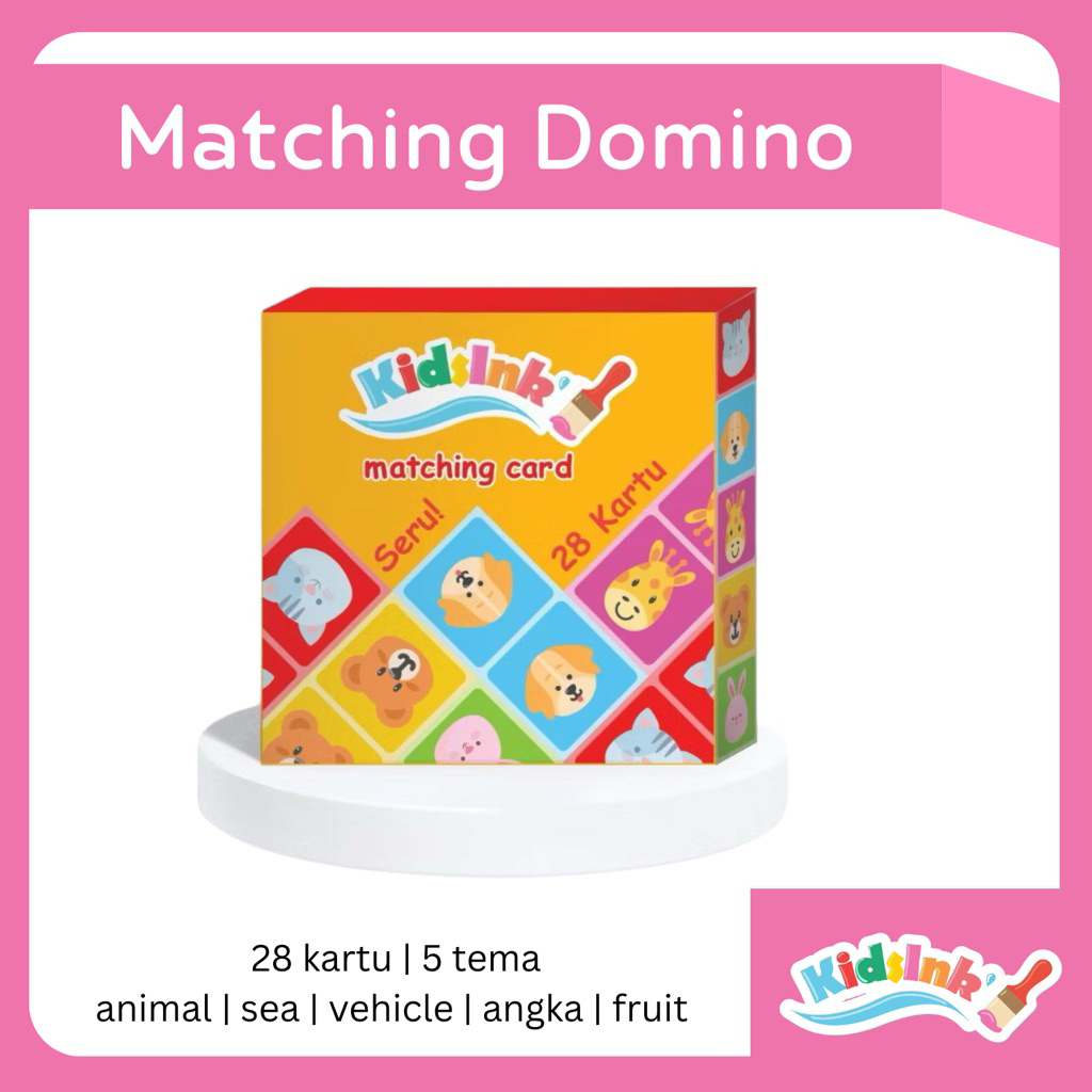 Jual KIDSINK Mainan Anak Matching Card / Kartu Domino Permainan Anak ...