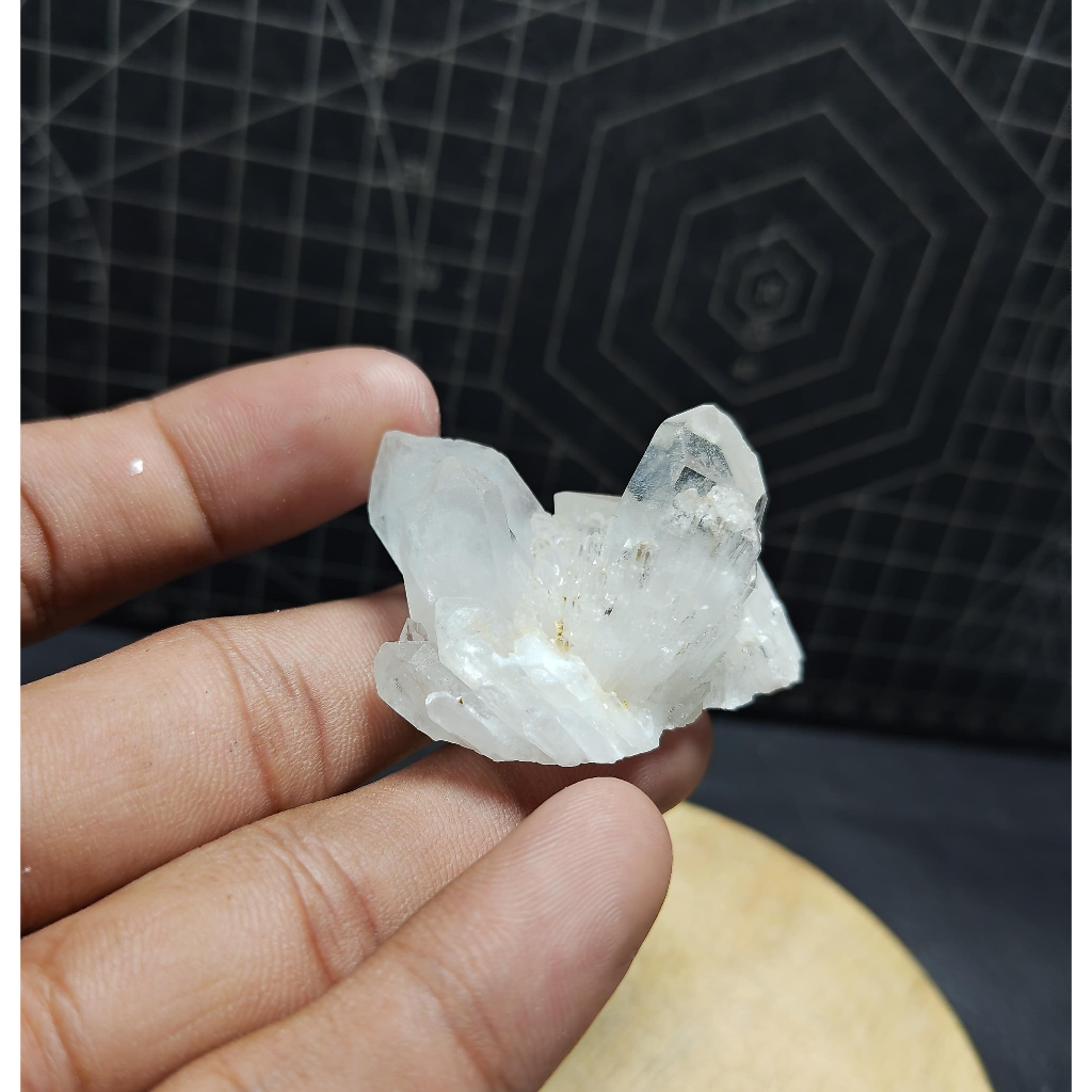 Jual Batu Natural Congo Pineapple Clear Quartz Point / Cluster (9 ...