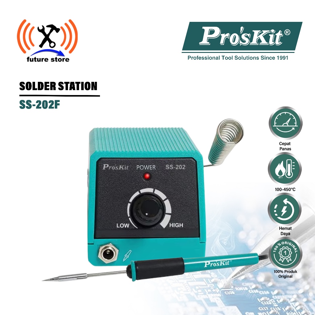 Jual Proskit SS-202F Mini Soldering Station - Solder Station Original ...