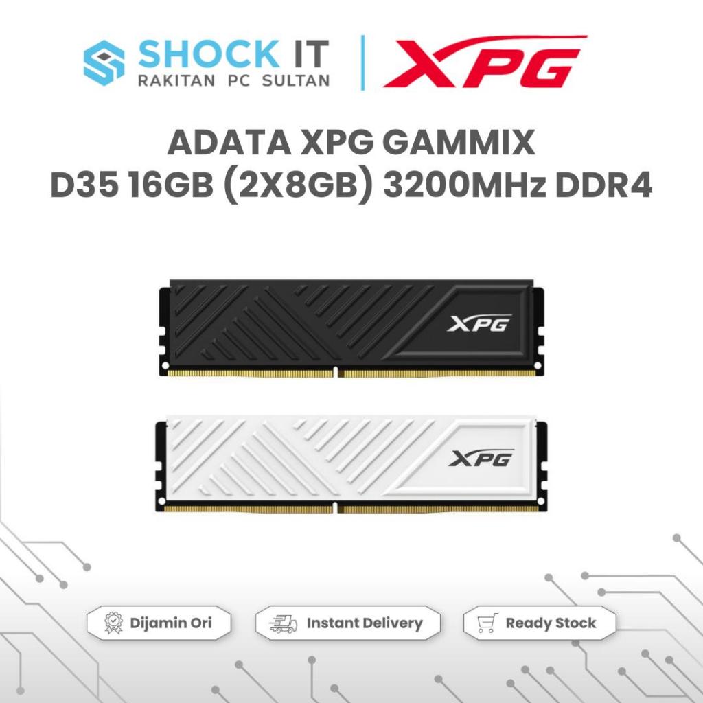Jual ADATA XPG RAM LONGDIMM DDR4 16GB (8GBX2) PC3200 GAMMIX D35 ...