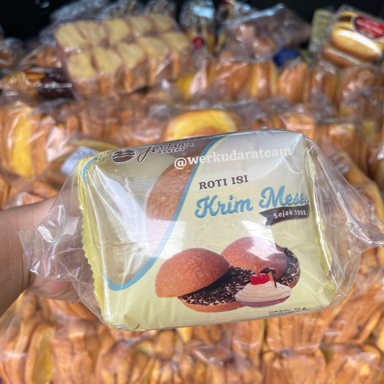 Jual (ISI 5 PACK) ROTI krim meses / roti isi / roti manis jordan ...