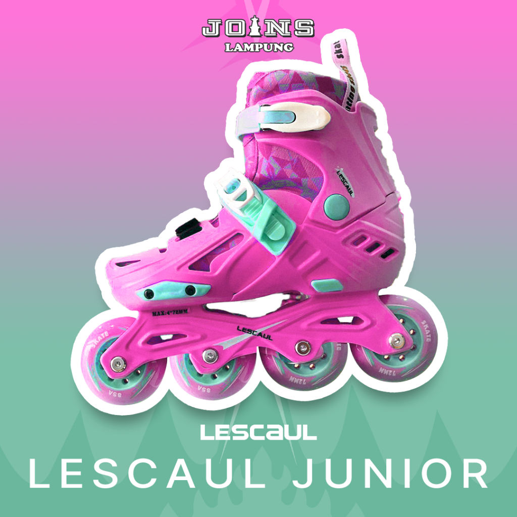 Jual Sepatu roda anak inline skate Lescaul | Pink | Shopee Indonesia