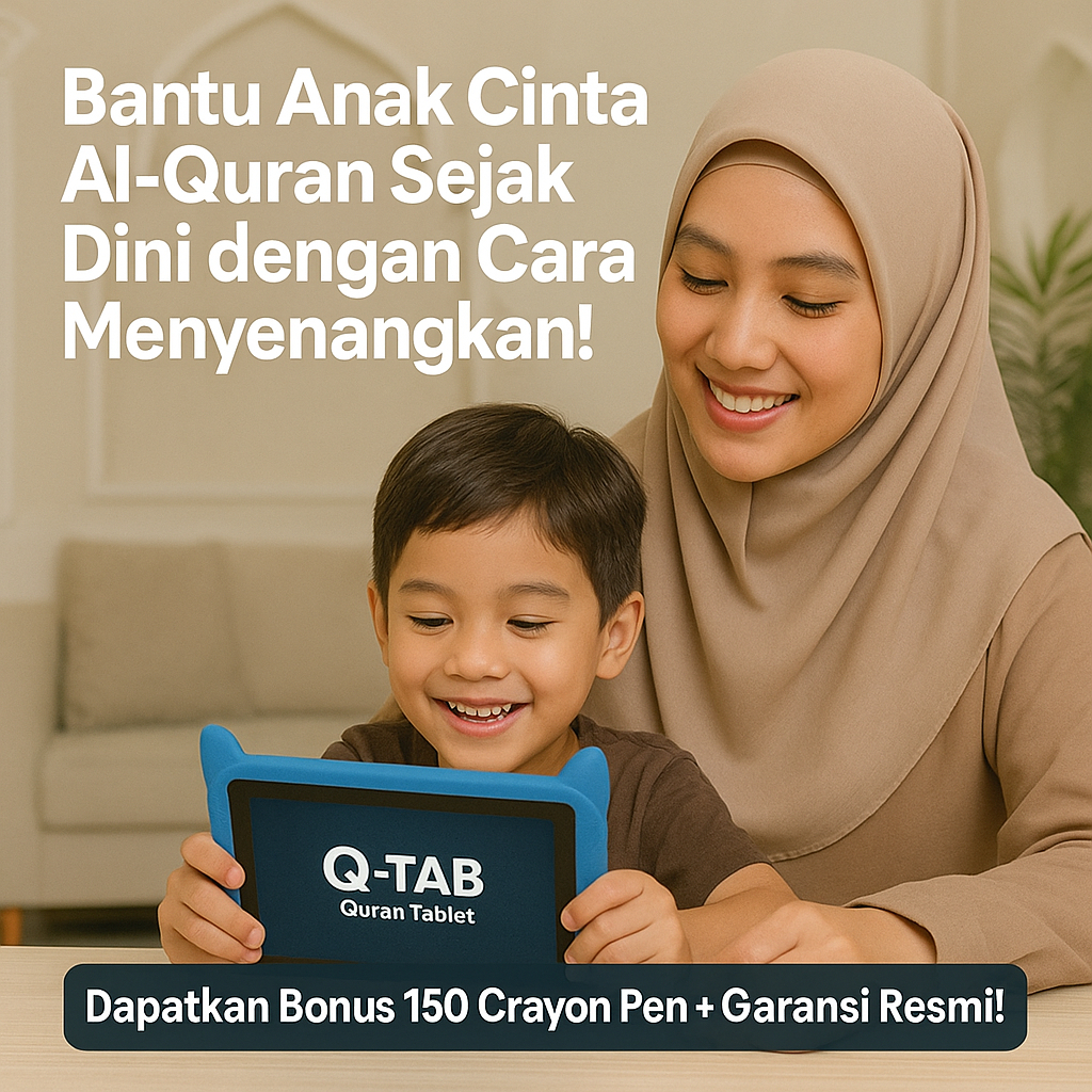 Jual New Mode Q-Tab Quran Tablet Edukatif Anak AlQuran Al-Quran Digital Tablet Game Mainan ...