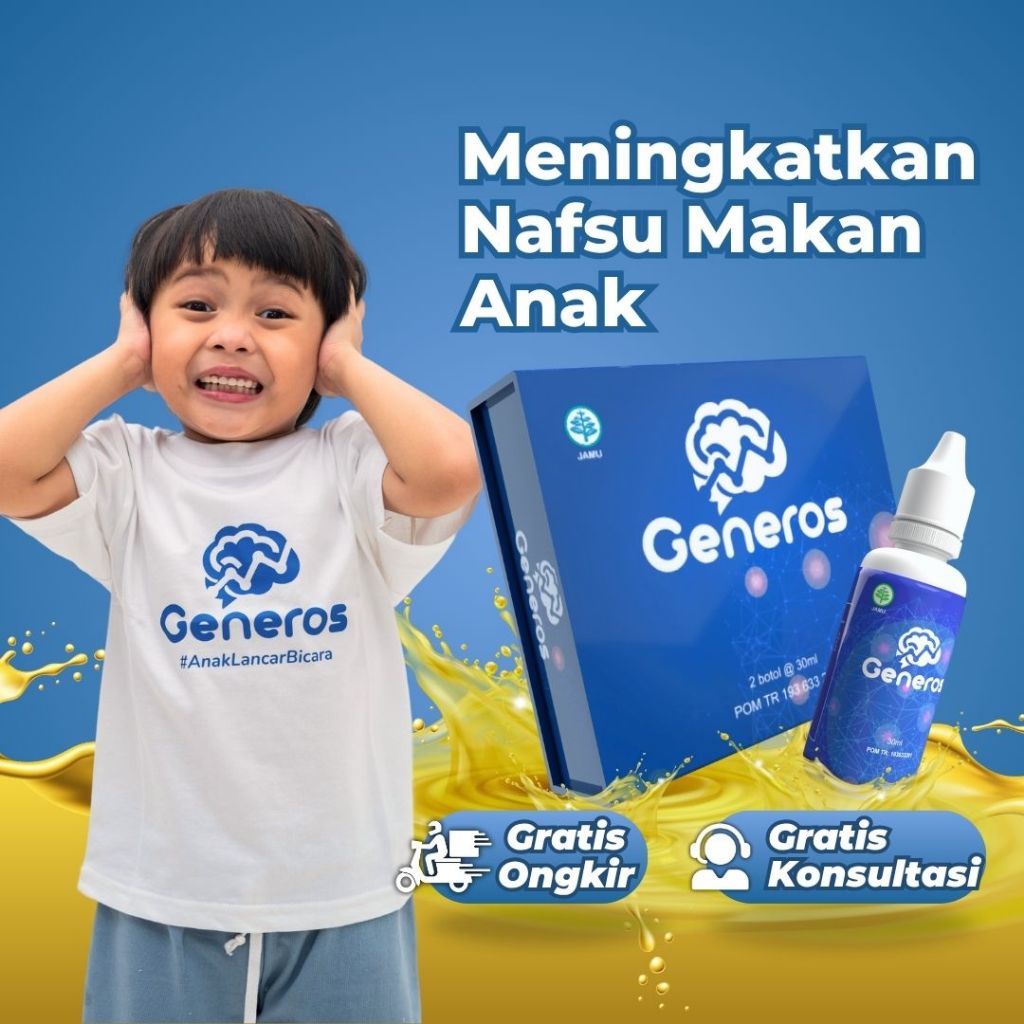 Jual Generos Multivitamin | Vitamin Nafsu Makan Anak 100% Original ...