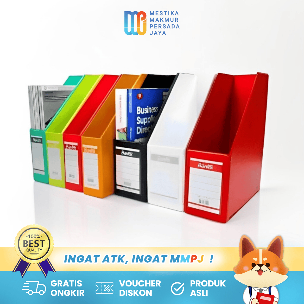 Jual Bantex Magazine Box File Folio 12 Cm / Tempat Penyimpanan Berkas ...