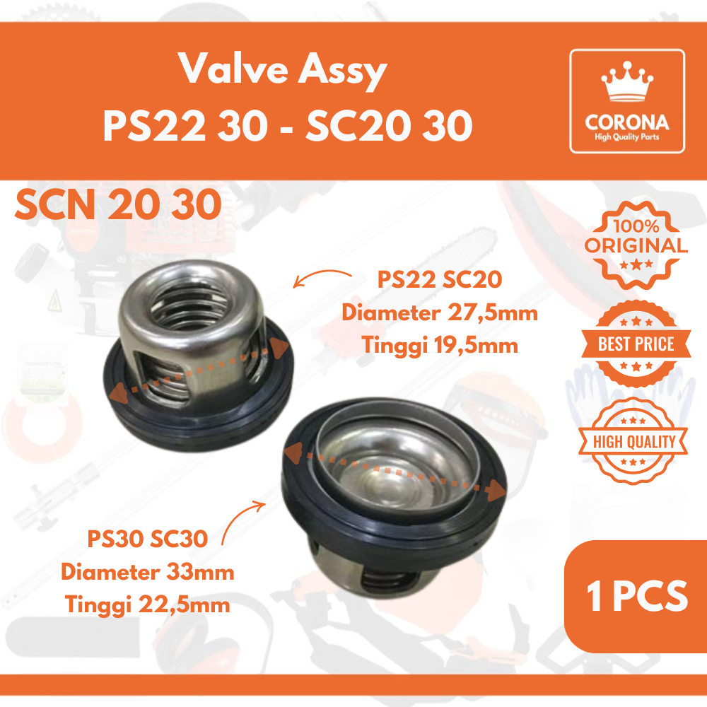 Jual Valve Assy Klep Air Besi Pompa PS 22 30 SC 20 30 SCN Power Sprayer ...