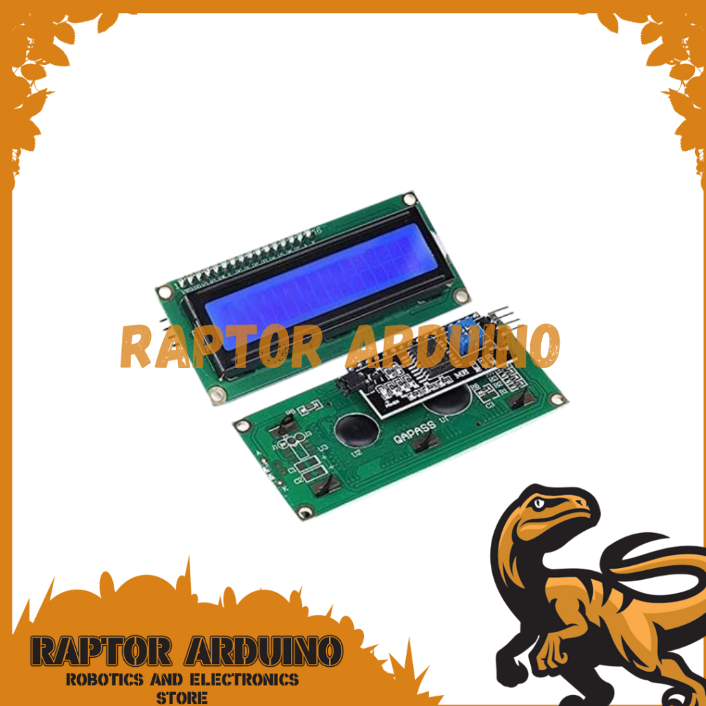 Jual LCD karakter character 1602 16 x 2 backlight 16x2 with i2c Module ...