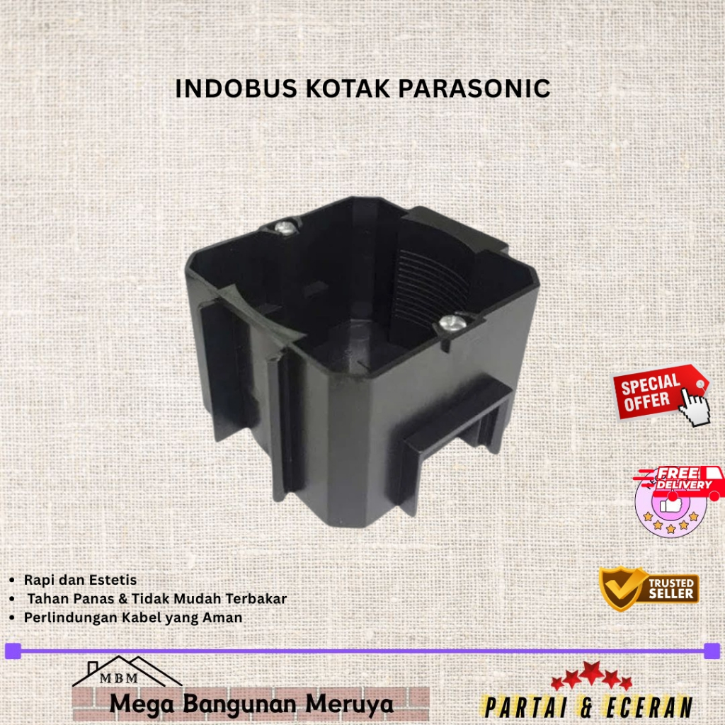Jual Inbowdus IB Mangkok Kotak Saklar Tanam | Panasonic Inbowdus Kotak ...
