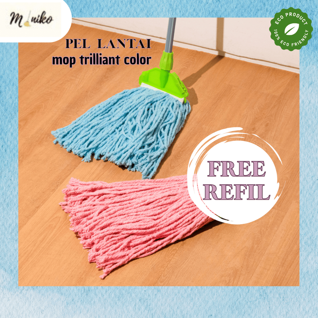 Jual Mop Trilliant Color Pel Lantai Warna Bisa Lepas Pasang (1 SET ...