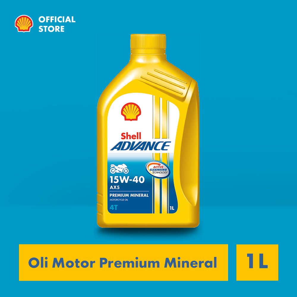 Jual Shell Advance 4T AX5 15W-40 (1L) Oli Motor | Shopee Indonesia