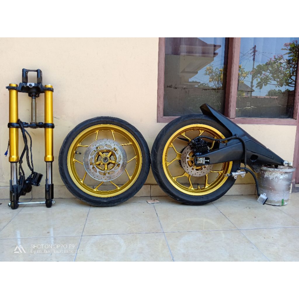 Jual PROMO Paket kaki2 Shock USD Velk Swing Arm Xabre MURAH PNP Vixion ...