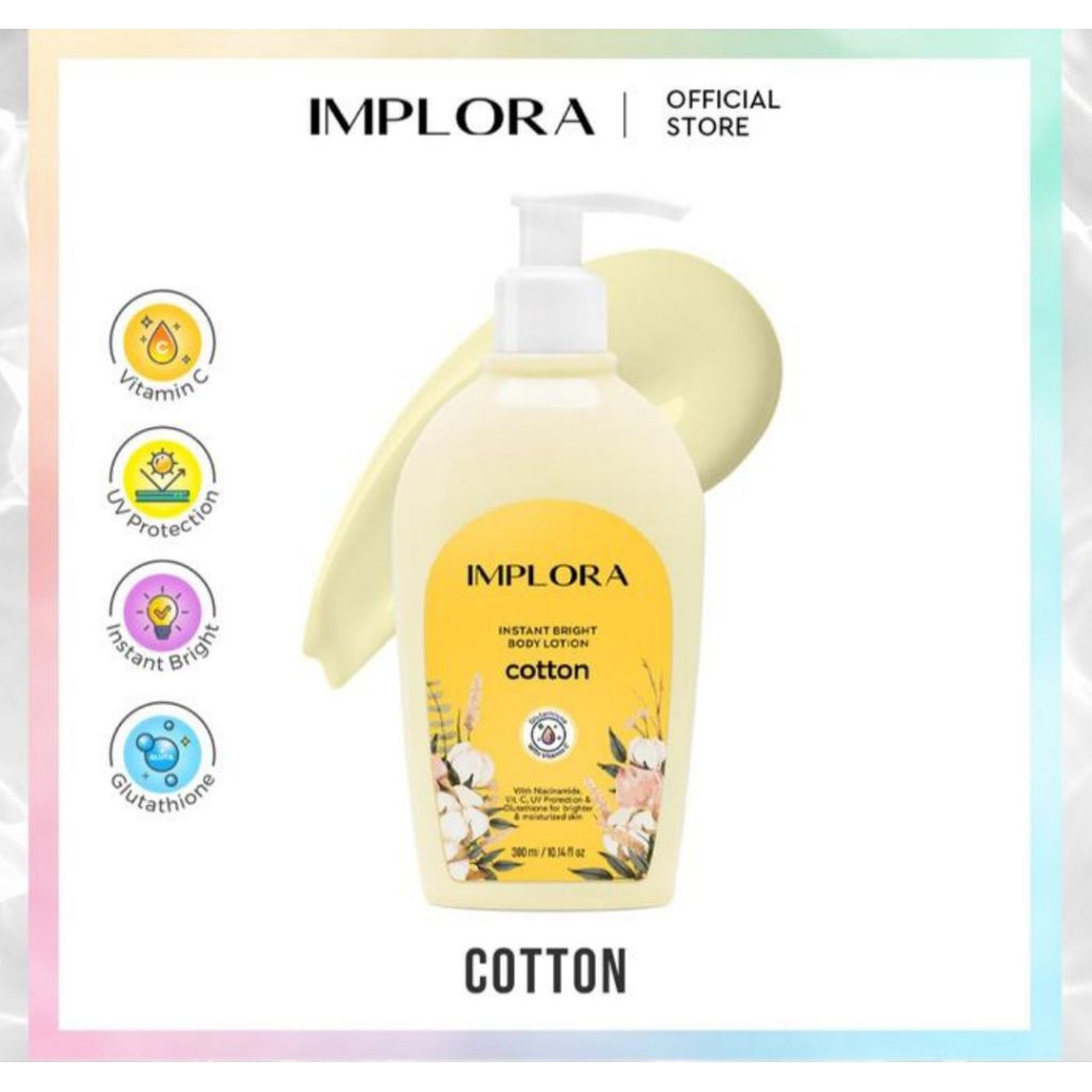 Jual [Clearance Sale] Implora Instant Bright Body Lotion 300 ml ...