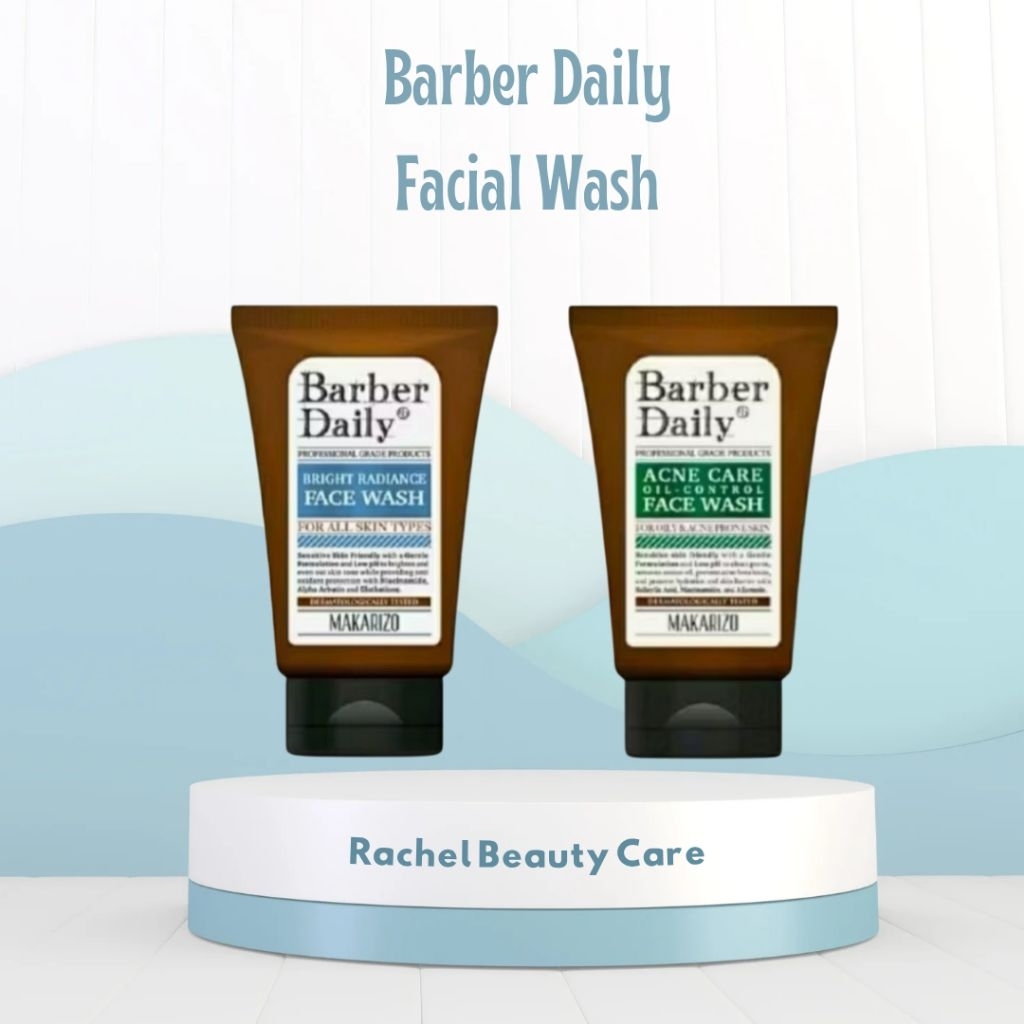 Jual Barber Daily Bright Radiance Acne Care&Oil Control Face Wash with ...