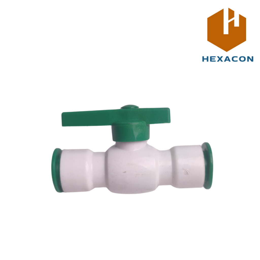 Jual Ball Valve 1/2 3/4 1Inci PVC / Stop Kran Pipa Ballvalve PVC 1/2” / Stop Keran 1/2 Inch PVC ...