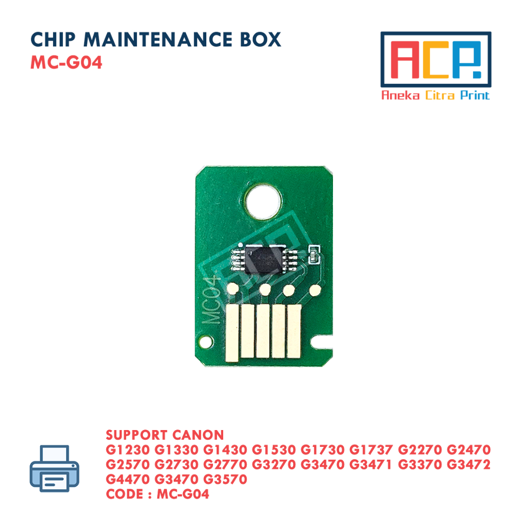 Jual CHIP MAINTENANCE BOX CANON MC-G04 MCG04 - G1230 G1330 G1430 G1530 ...