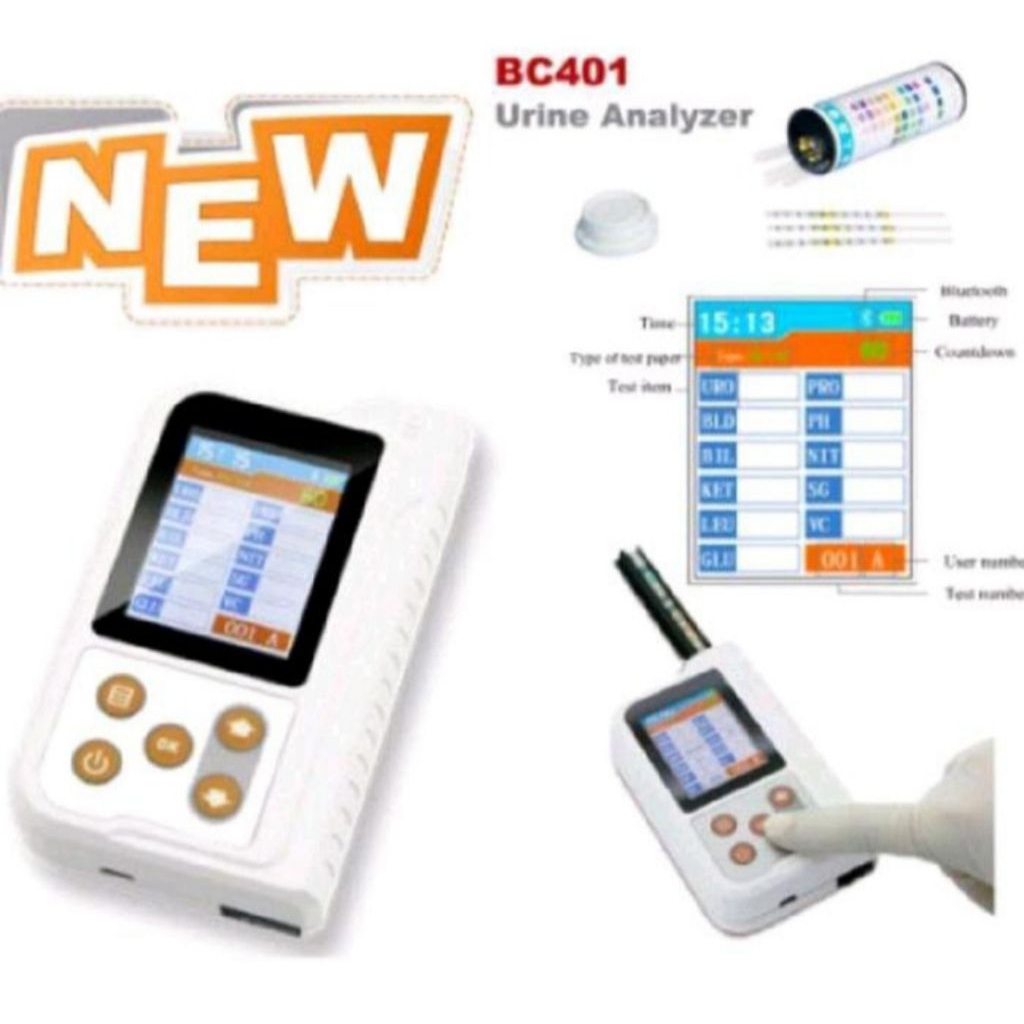 Jual Urine Analyzer Alat deteksi detector Urin pendeteksi BC401 ...