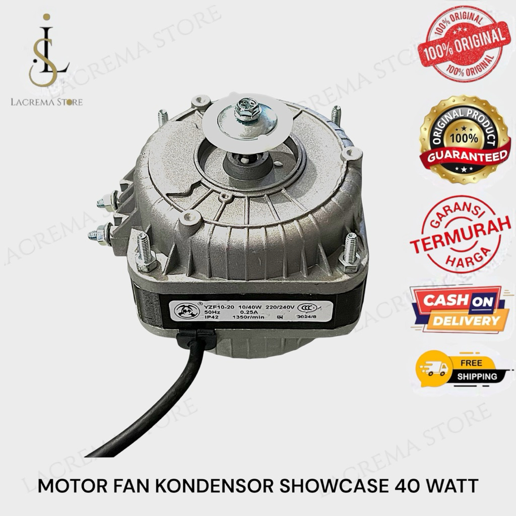 Jual MOTOR FAN KULKAS 40WATT / MOTOR DINAMO KONDENSOR SHOWCASE 40WAT ...