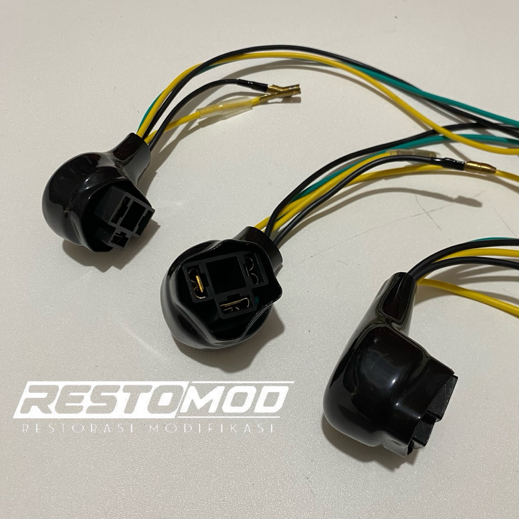 Jual Fiting lampu H4 Soket H4 fitting H4 piting soket lampu H4 motor ...