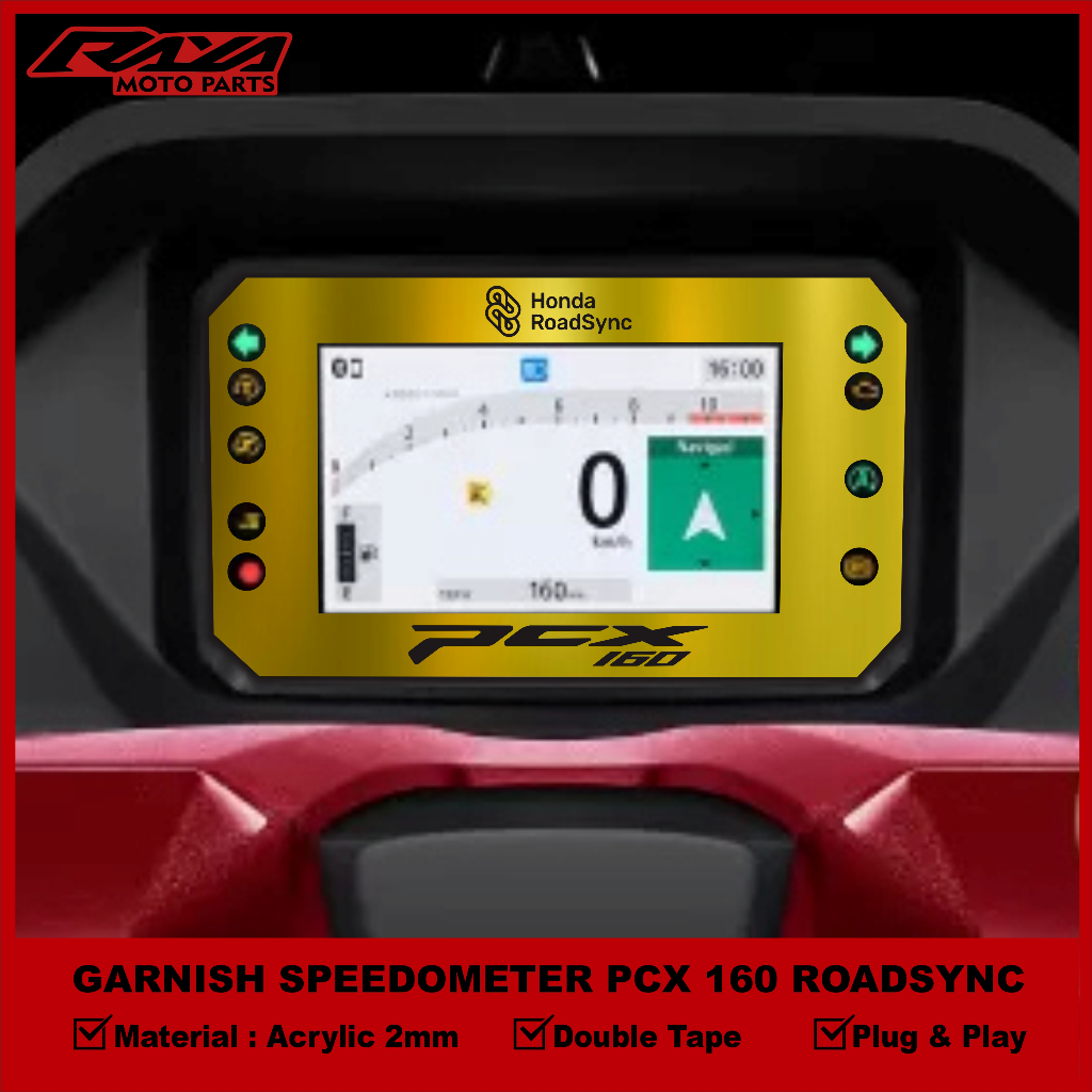 Jual RAYA GARNISH SPEEDOMETER PCX ROADSYNC 2025 AKSESORIS PELINDUNG ...