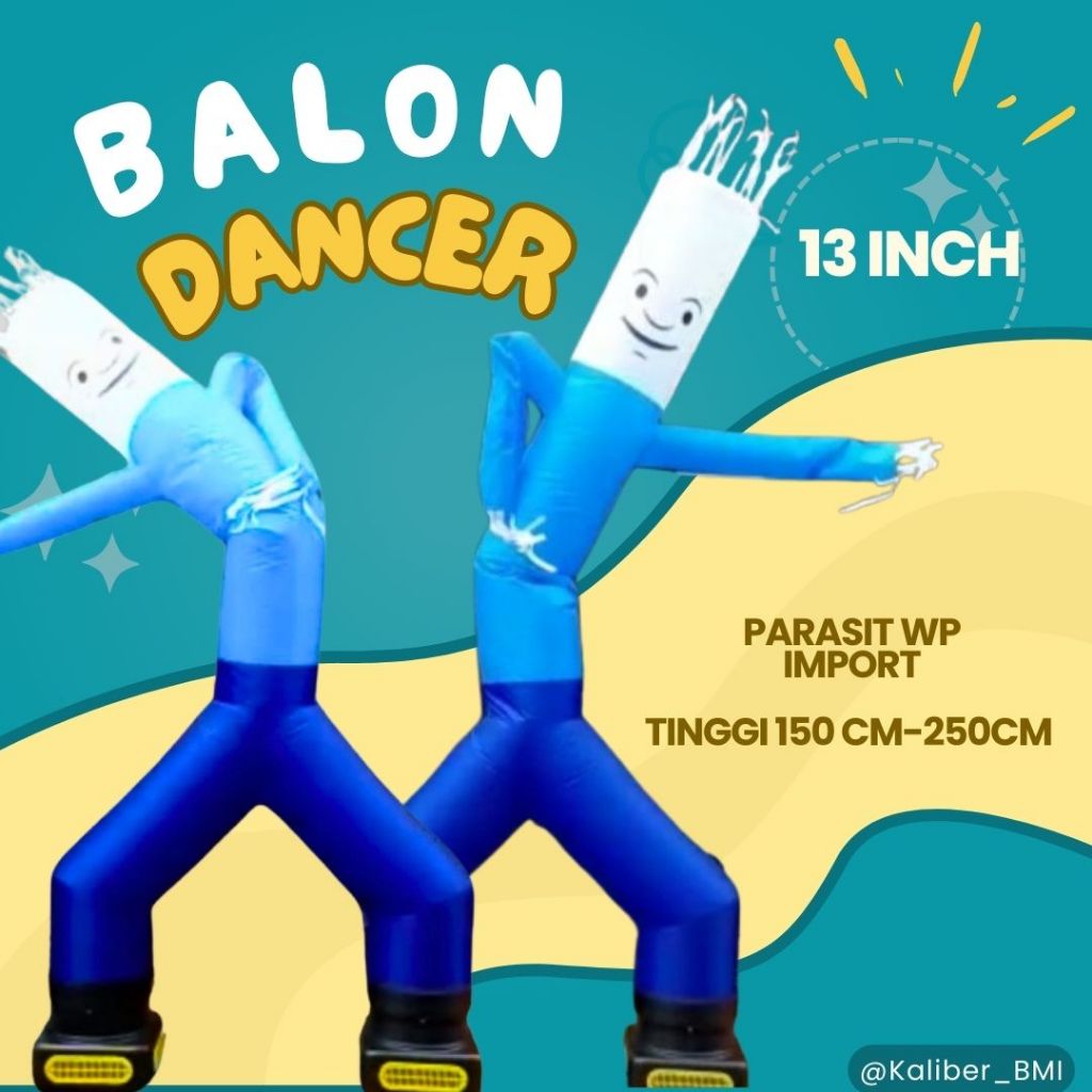 Jual BALON DANCER 2 KAKI - BLOWER 13 INCH (CUSTOM) | Shopee Indonesia