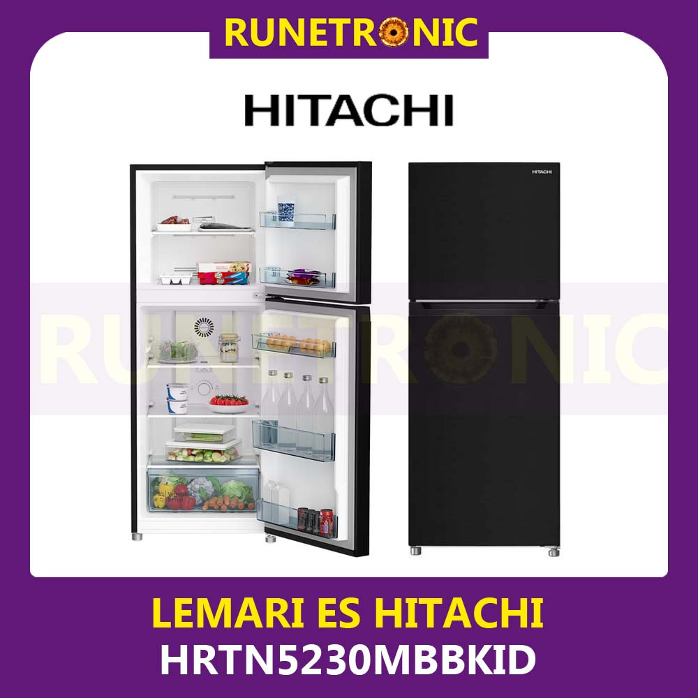 Jual KULKAS HITACHI INVERTER 2 PINTU HRTN-5230MBBKID LEMARI ES HITACHI INVERTER 2 PINTU ...