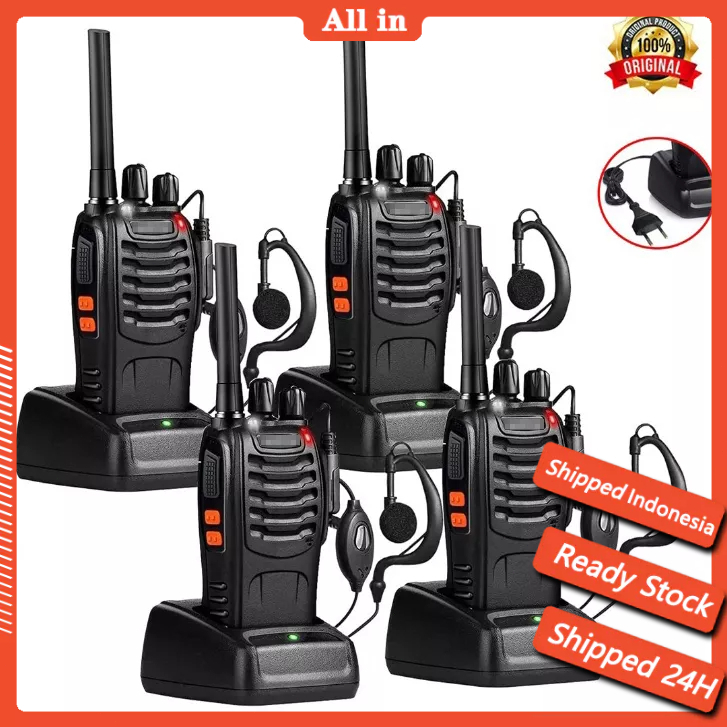 Jual 【Ready Stock COD】Walkie Talkie BF 888S Waterproof Portable Walky Talky Jarak Jauh 10km(Max ...