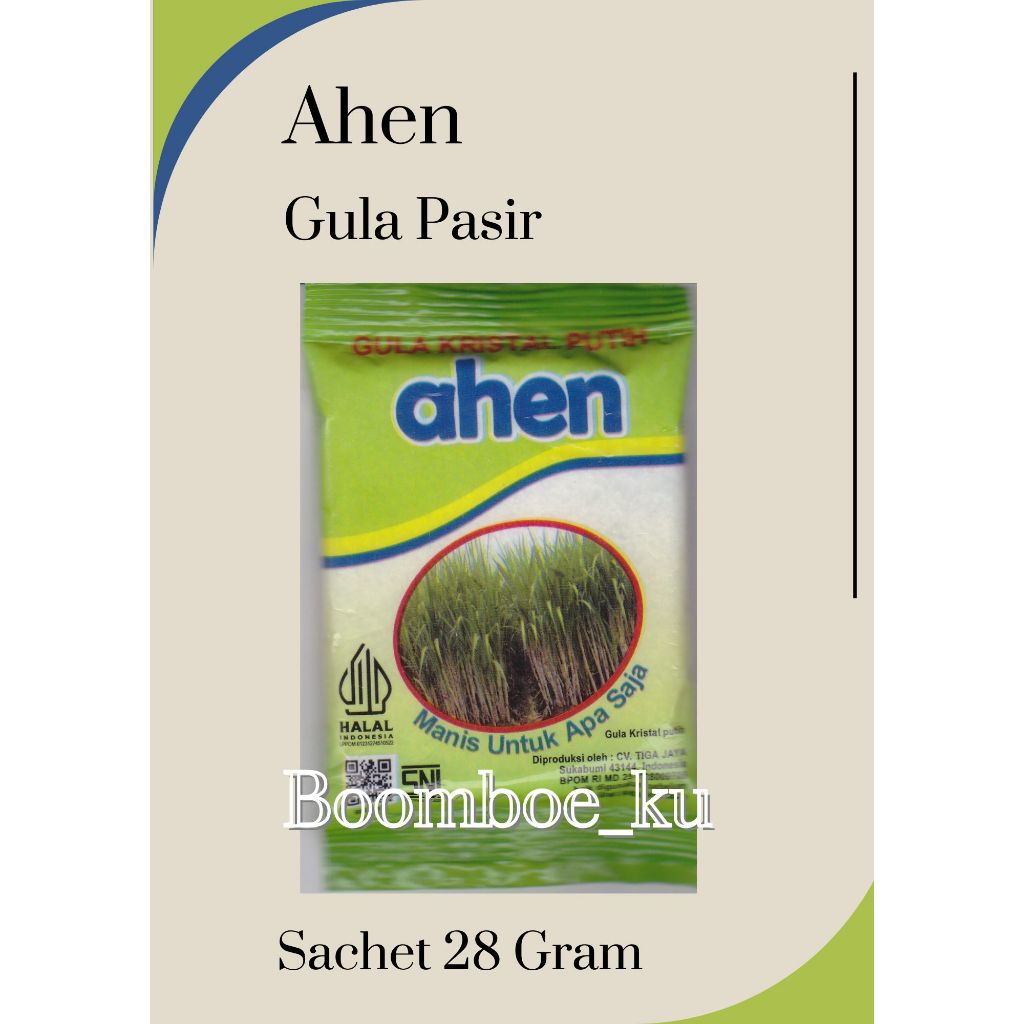 Jual Gula Pasir sachet Ahen 28Gr | Shopee Indonesia