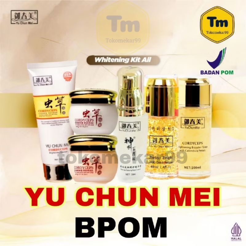 Jual ️TM99 ️[BPOM ORIGINAL LOKAL] YU CHUN MEI Cordyceps Whitening ...