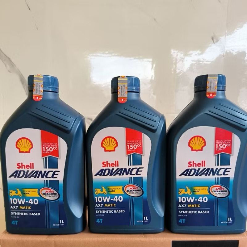 Jual OLI SHELL AX7 MATIC 1LITER ISI 12 BOTOL PER DUS | Shopee Indonesia
