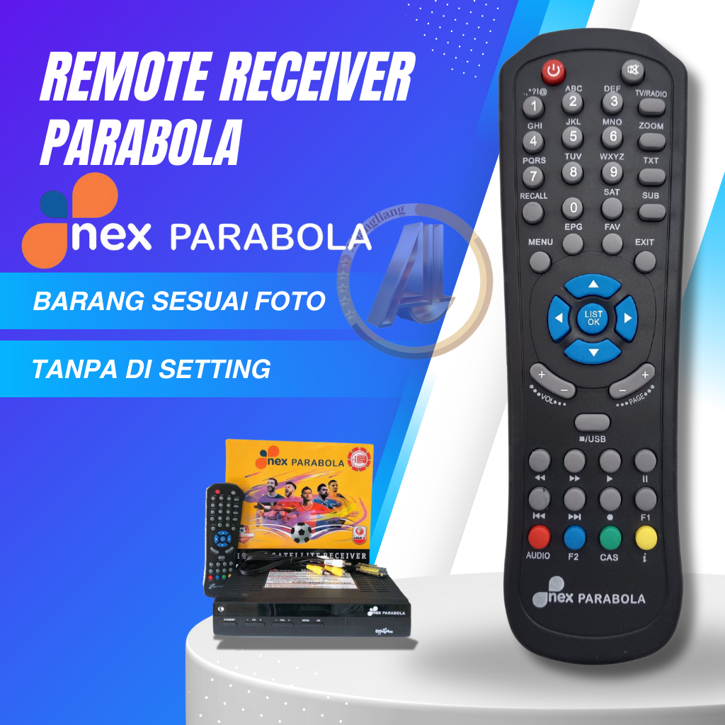 Jual REMOT REMOTE RECEIVER NEX PARABOLA / MATRIX GARUDA / BURGERS S2 ...
