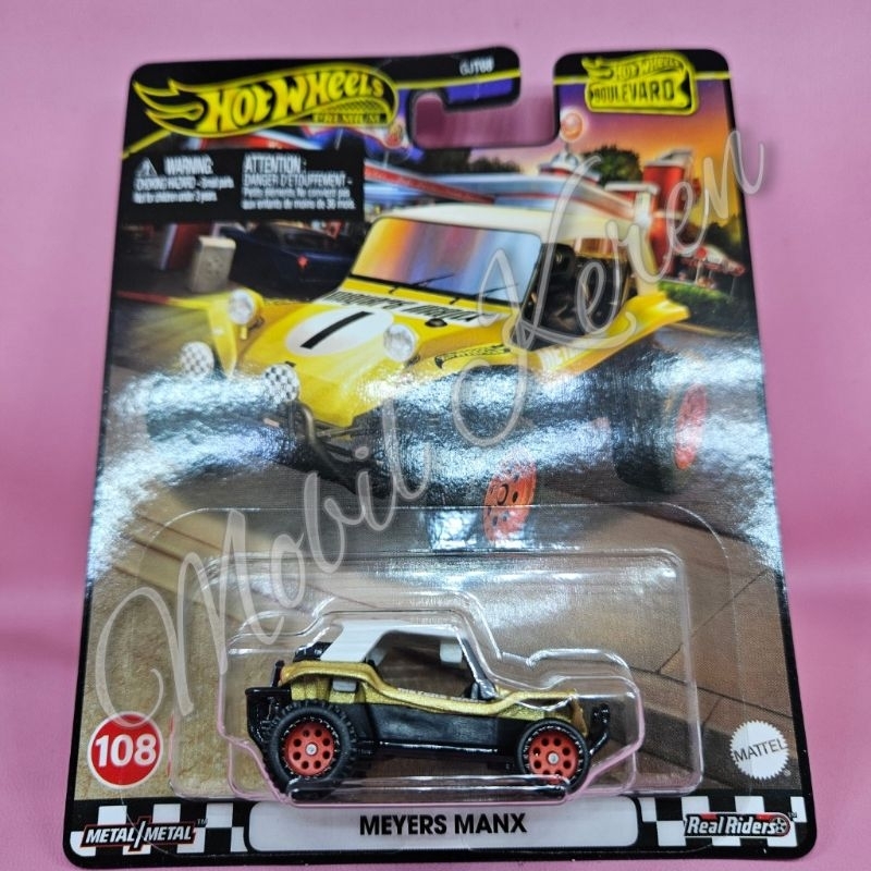 Jual Diecast Hot Wheels Premium 2022 Boulevard Meyers Manx gold ban ...