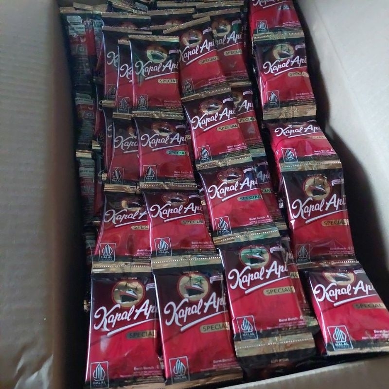 Jual KAPAL API MINI 1 dos [KARTON] Kapal api 6.5g 100% Kopi Murni Tanpa ...