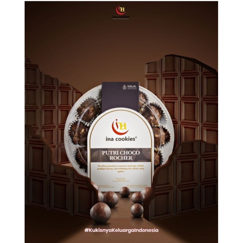 Jual ina cookies Putri Choco Rocher | Shopee Indonesia