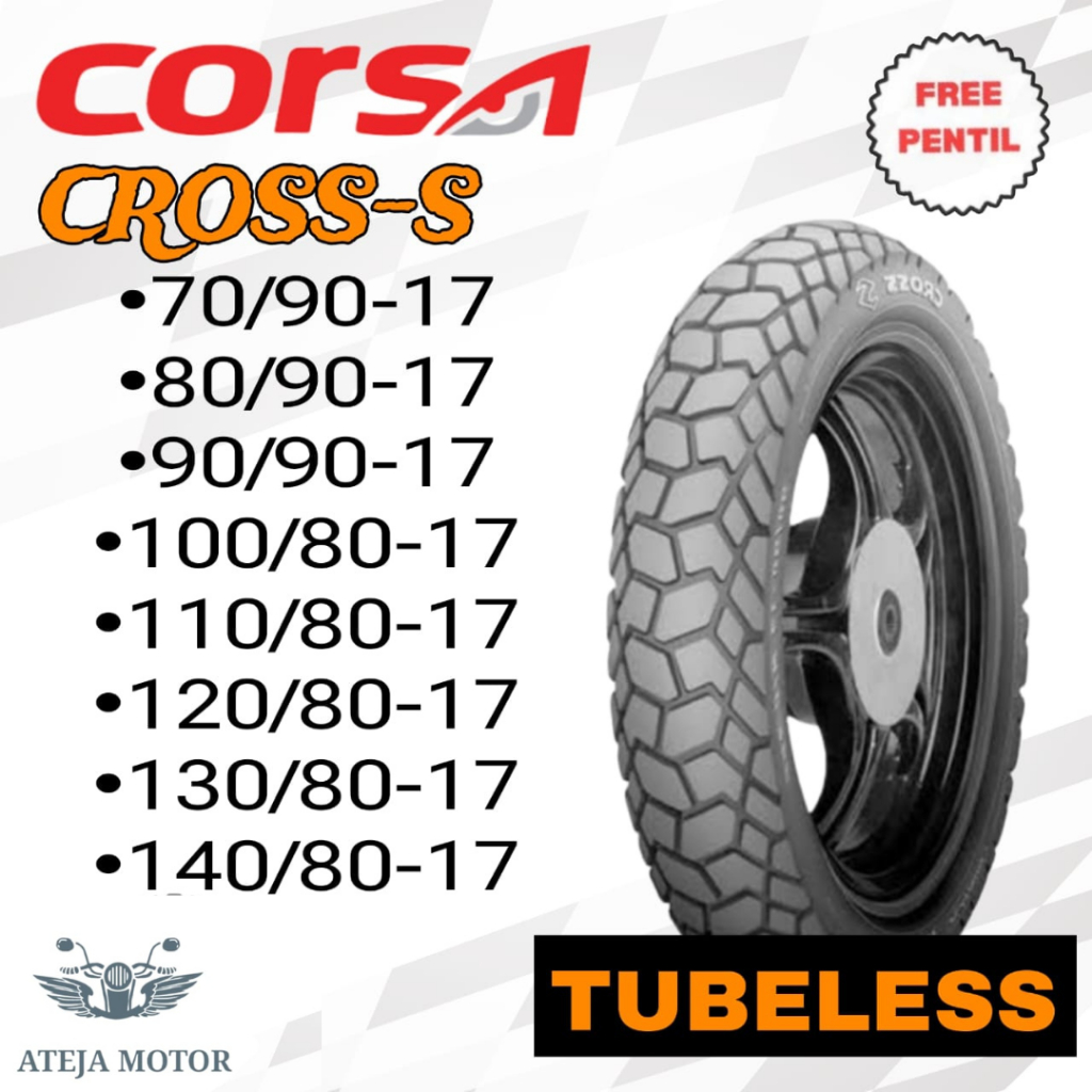 Jual Ban Corsa Ban Motor Ring 17 Corsa Cross S 70/90-17 80/90-17 90/90 ...